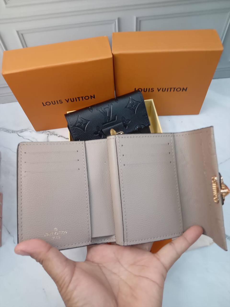 Dompet LV Compact Monogram Emprinte 🎀 – Jual Tas Branded Super Premium ...